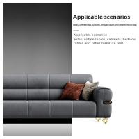 China Luxury Hollow Gold Furniture Sofa Legs Manufacturers Direct Sales Conical Metal Cabinet Table and Chair Legs Modern Sofa Legs for sale