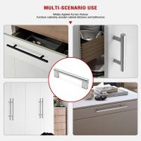 China European Style Stainless Steel Double-hole Handle for Wardrobe and Drawer Furniture Hardware Accessories for sale