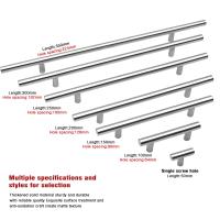 China Modern Minimalist Stainless Steel T-shaped Handles for Bedroom Furniture Cabinet Doors and Drawers for sale