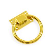 China Modern Minimalist Bright Silver Cabinet Door Handles Ring Drop Pulls Furniture Hardware Accessories for sale
