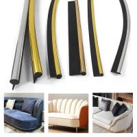 China Embedded P-type Bone Strip Inlaid Wire Fabric & Leather Furniture PVC Decorative Chair and Sofa Edge Wrapping Bone Strip for sale