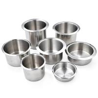 China Stainless Steel Simple & Durable Sofa Cup Holder Dining Room Drink Rack Cinema Recliner Armrest Cup Tray Hardware Accessories for sale