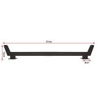 China Hot Selling Metal Sofa Legs Furniture Hardware Fittings Thickened High Load-Bearing Large Black Support Feet for Cabinets for sale
