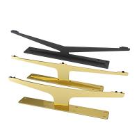 China Light Luxury Black Metal I-shaped Frame Sofa Large Iron Furniture Support Legs Base Fittings for Cabinets & Coffee Tables for sale