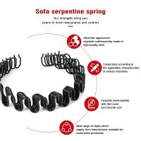 China Custom Steel Wire Coil Multi-functional Sofa Seat Anti-collapse Spring Hardware Fittings Gold Self-cut Durable Furniture Springs for sale
