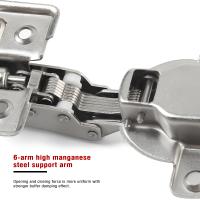China Concealed Door Hinge for Furniture and Kitchen Hydraulic Soft-close Hinge for Wardrobe and Cabinet for sale