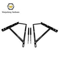 China Adjustable Hydraulic and Pneumatic Lifting Mechanism for Bed Frame Gas Strut Bracket for Upward-opening Storage Box for sale