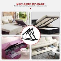 China Adjustable Hydraulic and Pneumatic Lifting Mechanism for Bed Frame Gas Strut Bracket for Upward-opening Storage Box for sale