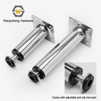 China Thickened Adjustable Metal Furniture Cabinet Legs Hardware Support Legs Cylindrical Coffee Table Leg Accessories for sale