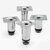 China Thickened Adjustable Metal Furniture Cabinet Legs Hardware Support Legs Cylindrical Coffee Table Leg Accessories for sale