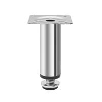 China Thickened Adjustable Metal Furniture Cabinet Legs Hardware Support Legs Cylindrical Coffee Table Leg Accessories for sale