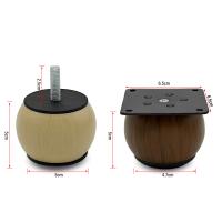 China Light Luxury Adjustable Height Round Furniture Support Legs Metal Raising Feet Accessories for Sofas Coffee Tables & Cabinets for sale