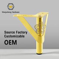 China Luxury Metal Cabinet Feet Sofa Support Legs with Anti-Slip Pads Heavy-Duty Easy-Install Furniture Hardware Accessories for sale