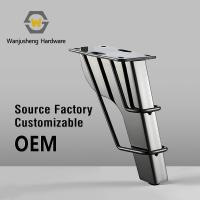 China Rectangular Simple Metal Furniture Legs Support Feet for TV Cabinets and Sofas Hardware Accessories for sale