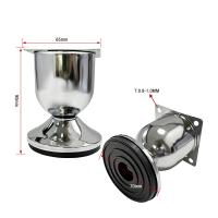 China Thickened Metal Furniture Foot Pads Anti-slip & Wear-resistant Cup-shaped Sofa Legs Bed & Cabinet Support Feet for sale