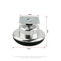 China Factory Direct Supply Heavy-Duty Metal & Plastic Base Caster Wheels for Round Rugs Cabinets & Sofa Legs for sale