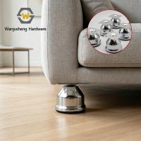 China Modern Minimalist 45mm Single-Layer Cup Sofa Legs Wine Glass Cabinet Feet Support Legs for TV Stands & Coffee Tables for sale