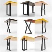 China Iron Table Leg Bracket Metal Dining Table Legs Office Desk Supports Tea Table Bases DIY Iron Coffee Table Legs for sale