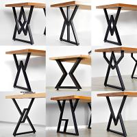 China Iron Table Leg Bracket Metal Dining Table Legs Office Desk Supports Tea Table Bases DIY Iron Coffee Table Legs for sale
