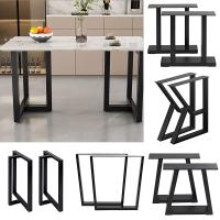 China Iron Table Leg Bracket Metal Dining Table Legs Office Desk Supports Tea Table Bases DIY Iron Coffee Table Legs for sale