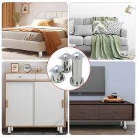 China Metal Sofa Leg Heightening Pads Cabinet & Furniture Feet Coffee Table & TV Stand Support Legs Furniture Hardware Accessories for sale