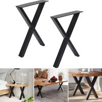 China X-shaped Iron Frame Heavy Duty Table Bracket Metal Table Legs for Desk Slab Table & Dining Table Furniture Support Legs for sale