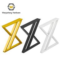China Table Frames Modern Restaurant Desk Steel Bench Coffee Dining Furniture Metal Cast Iron Heavy Duty Office Gold Table Legs for sale