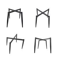 China Custom Welded Iron T-Shaped Support Frame & Table Legs for Custom Office and Dining Tables and Chairs Heavy-Duty Load Bearing for sale
