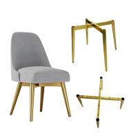 China Custom Welded Iron T-Shaped Support Frame & Table Legs for Custom Office and Dining Tables and Chairs Heavy-Duty Load Bearing for sale