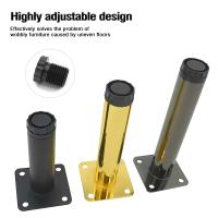 China Luxury Adjustable Metal Sofa Legs Widely Used As Heightening Feet for Living Room Tables Tea Tables and Other Furniture Legs for sale