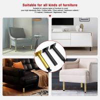 China Luxury Adjustable Metal Sofa Legs Widely Used As Heightening Feet for Living Room Tables Tea Tables and Other Furniture Legs for sale