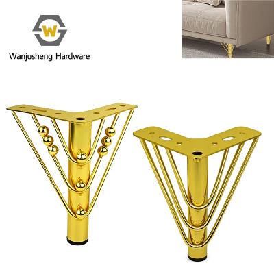 China Modern High Load-Bearing Metal Sofa Legs, Highly Polished Hardware Feet Accessories for Coffee Tables & Bedside Cabinets for sale