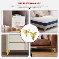 China Modern High Load-Bearing Metal Sofa Legs, Highly Polished Hardware Feet Accessories for Coffee Tables & Bedside Cabinets for sale