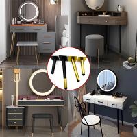 China Light Luxury Extended Metal Table Leg Brackets Adjustable Support Legs for Dressing Tables Stools and Bathroom Cabinets for sale