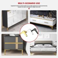 China European Light Luxury Furniture Cabinet Metal Support Legs Sofa & Table Legs Furniture Support Feet for sale