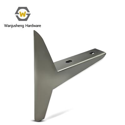China New Iron Sofa Leg Accessories Tapered Pre Drilled Metal Furniture Legs for Cabinet Replacement for sale