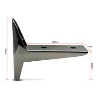 China New Iron Sofa Leg Accessories Tapered Pre Drilled Metal Furniture Legs for Cabinet Replacement for sale