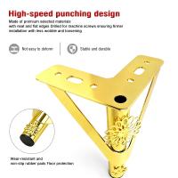 China Thickened Hollow Metal Legs, Hardware Fittings for Sofas Bedside Tables & Coffee Tables New Decorative Iron Floral Legs for sale