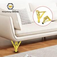 China Thickened Hollow Metal Legs, Hardware Fittings for Sofas Bedside Tables & Coffee Tables New Decorative Iron Floral Legs for sale