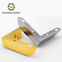 China 2-in-1 L-shaped Right-angle Hardware Support Legs for Sofa and Tea Table Metal Furniture Heightening Base Feet for sale