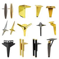 China Custom Furniture Hardware Metal Iron & Steel Sofa Support Legs New Style Furniture Heightening Leg Accessories for sale