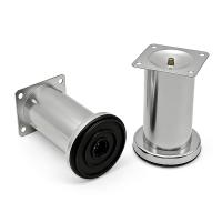 China Simple Table Legs, Sofa Hardware Feet Coffee Table Legs Heightening Pads Furniture Cylindrical Metal Support Legs for sale