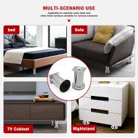 China Simple Table Legs, Sofa Hardware Feet Coffee Table Legs Heightening Pads Furniture Cylindrical Metal Support Legs for sale