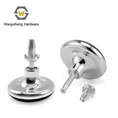 China Black Plastic Plug-in Carpet Casters Sofa Support Legs Bed Feet Pads Heavy-Duty Base Brackets Furniture Hardware Accessories for sale
