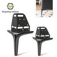 China Heavy-Duty Metal Sofa Riser Legs with 115mm Brackets Cabinet & Coffee Table Legs Furniture Hardware Fittings for sale