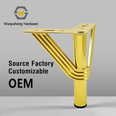 China Light Luxury Minimalist Universal Metal Sofa Legs High Load-bearing Hardware Feet for Beds & Coffee Tables for sale