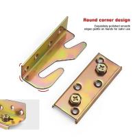 China High Quality Multi-Functional Sectional Connector for Beds Sofas Iron Furniture Hardware Hinge for Bedroom Contemporary Design for sale