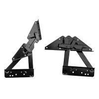 China Multifunctional Sofa Hinge Fittings Heavy-Duty Solid Iron Adjustable Backrest Folding Sofa Bed Mechanism for sale