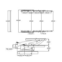 China Wholesale Modern Metal Lifting Mechanism for Sofas & Beds Foldable Adjustable Functional Hinges Metal Support Brackets for sale