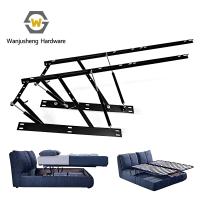 China Adjustable Folding Bed Hydraulic Lifting Mechanism Gas Spring Lifting Hinge Storage & Folding Furniture Accessories for sale